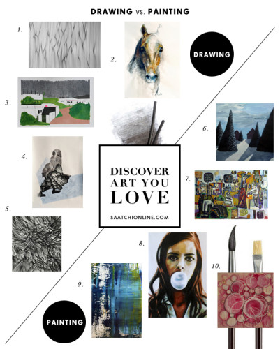 Which Do You Prefer? Drawing vs. Painting (VIDEO) | Canvas: A Blog By ...