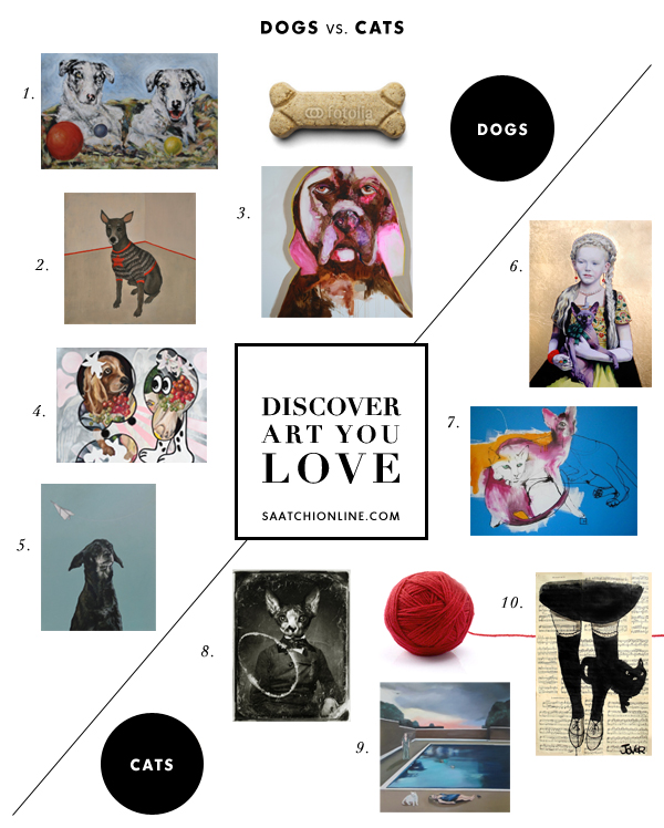 Are you a dog person or a cat person? | Canvas: A Blog By Saatchi Art