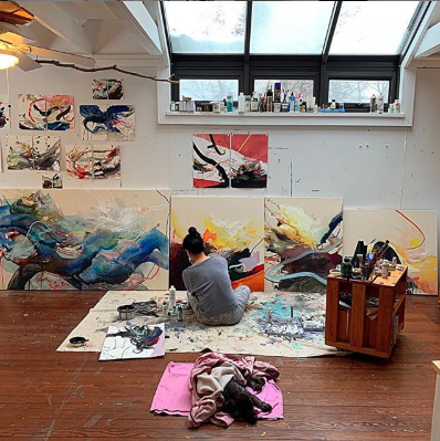 A Day with Jessica Matier | Canvas: A Blog By Saatchi Art